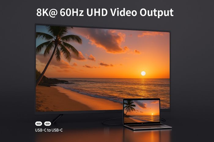 119469 USB-C to C Active Optical Cable, 15m, PD 60W, 8K/60Hz, 10Gbps ...